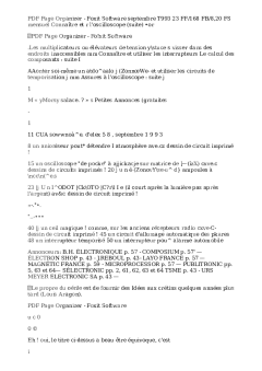 Elex PDF Page Organizer - Foxit Software septembre T FF FB FS mensuel Conna? tre et r l ...